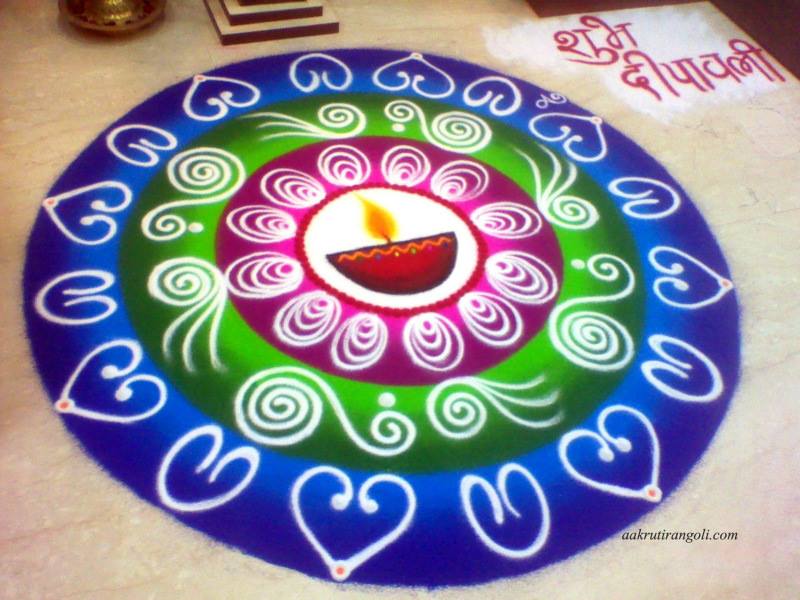 Diwali Special Colorful Rangoli Designs By Divyesh Vara - Radiant Rangoli