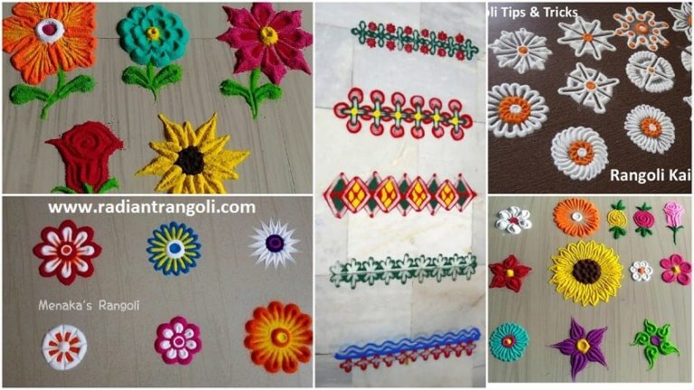 Easy Rangoli Tricks and Tips for Beginners - Radiant Rangoli